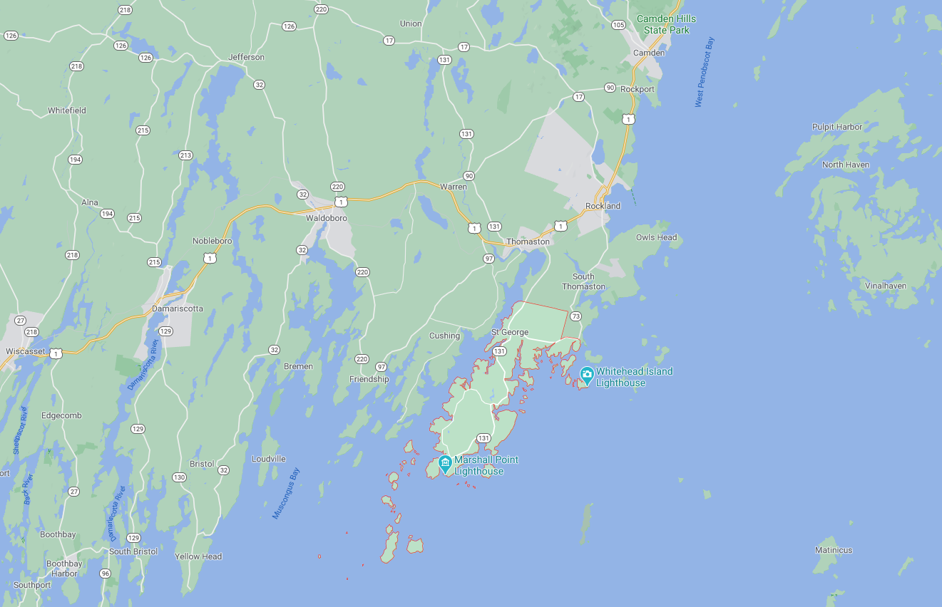 On the Water in Maine - St George Peninsula (Rackliff Island, Port ...